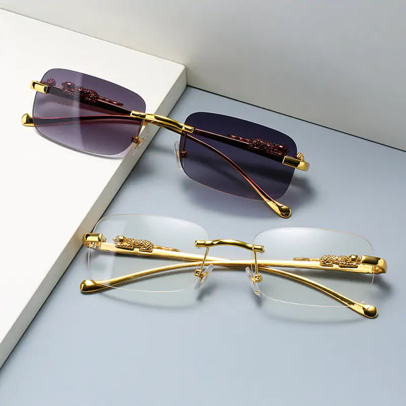 Rimless Square Sunglasses MY Store